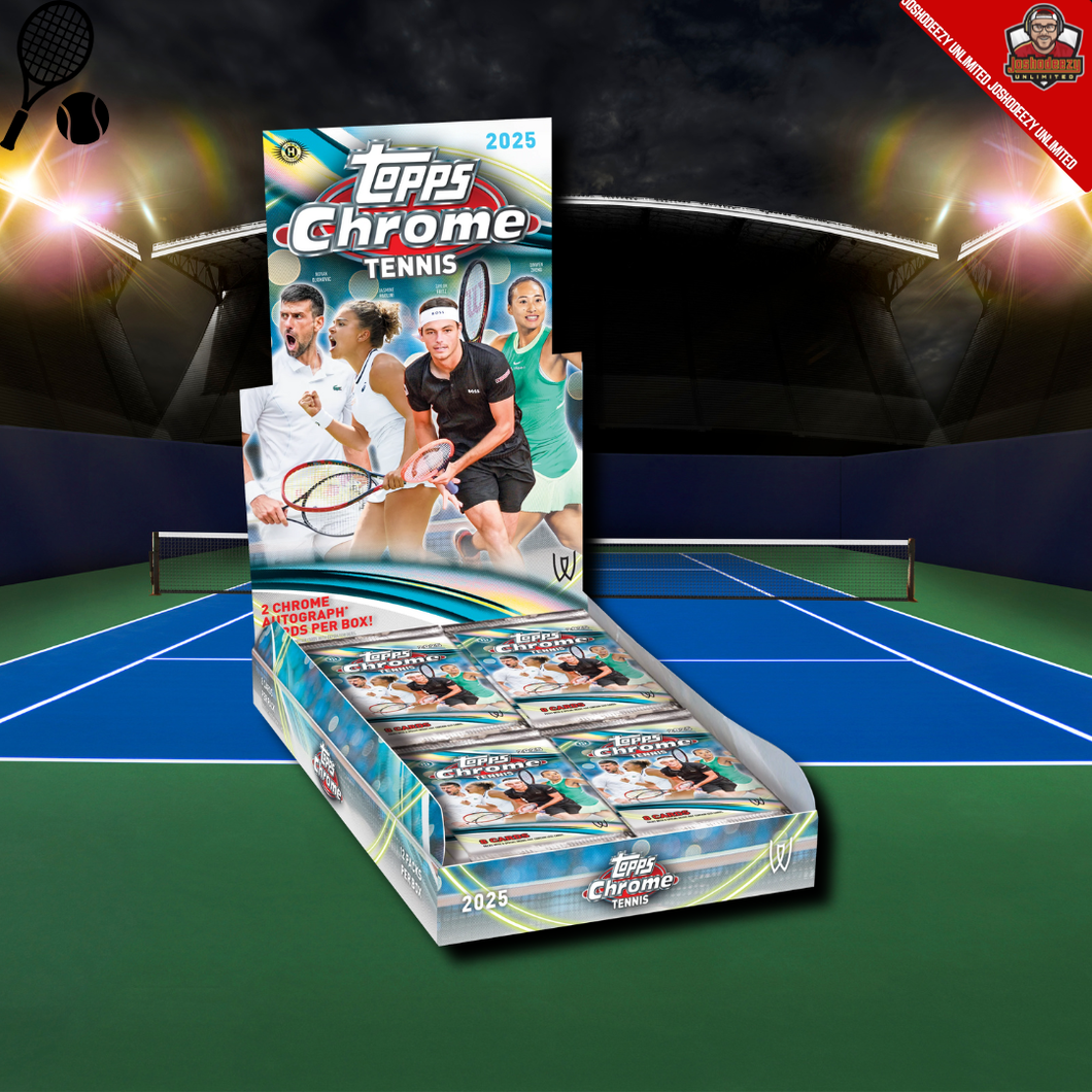 2025 Topps Chrome Tennis Hobby Box – JoshODeezy Unlimited